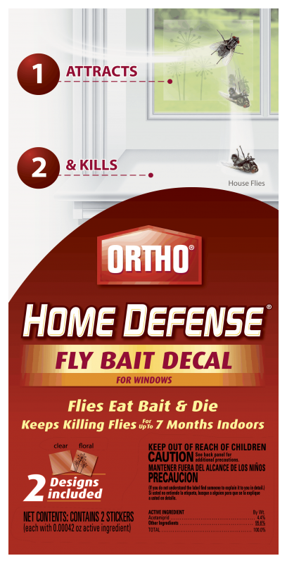 ORTHO® HOME DEFENSE® FLY BAIT DECAL FOR WINDOWS - Morristown, NJ ...
